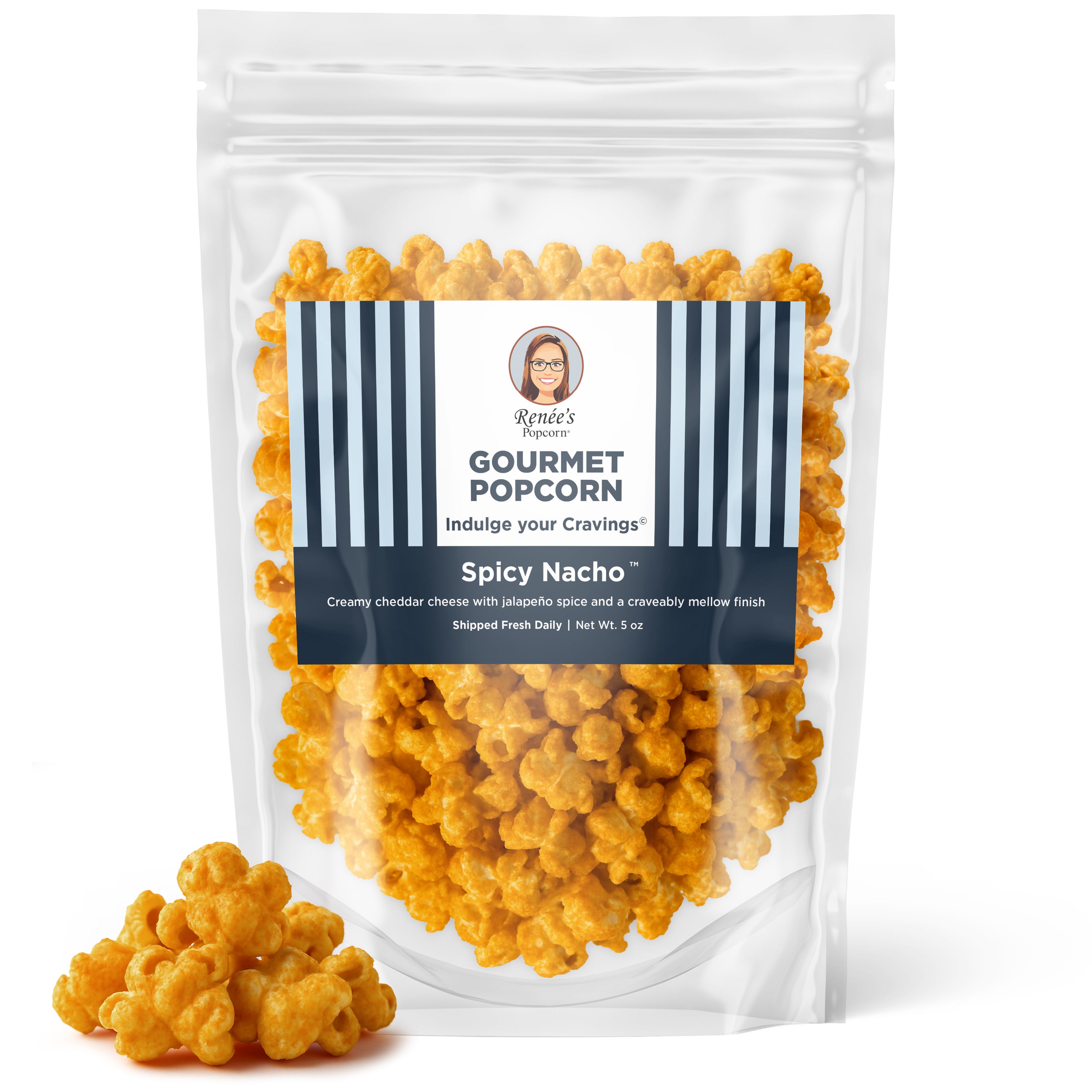 Spicy Nacho Gourmet Popcorn 5oz Bag | Renee's Specialties: Home of ...