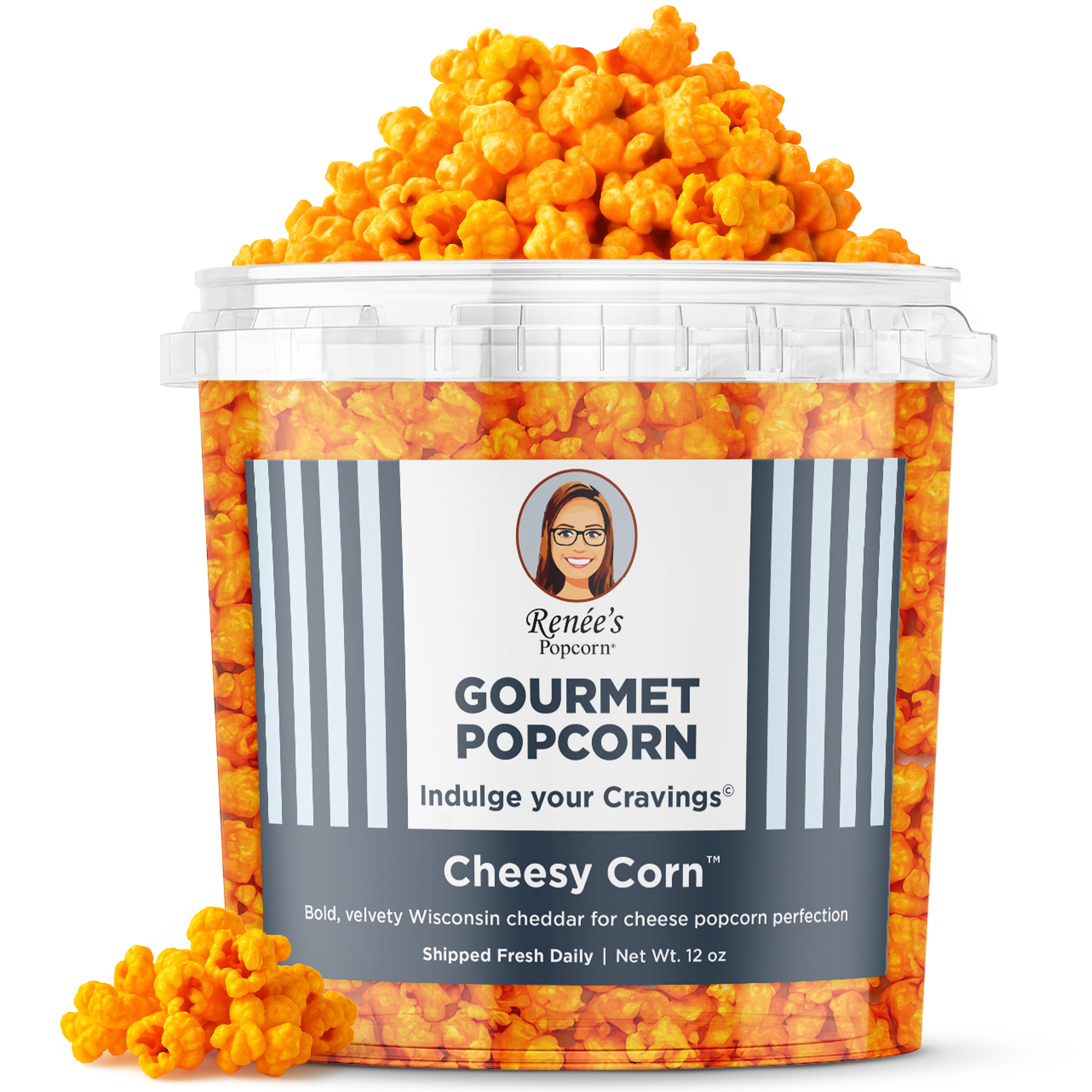 CheesyCorn™ Gourmet Popcorn 1.1 Gallon Plastic Bucket | Renee's ...