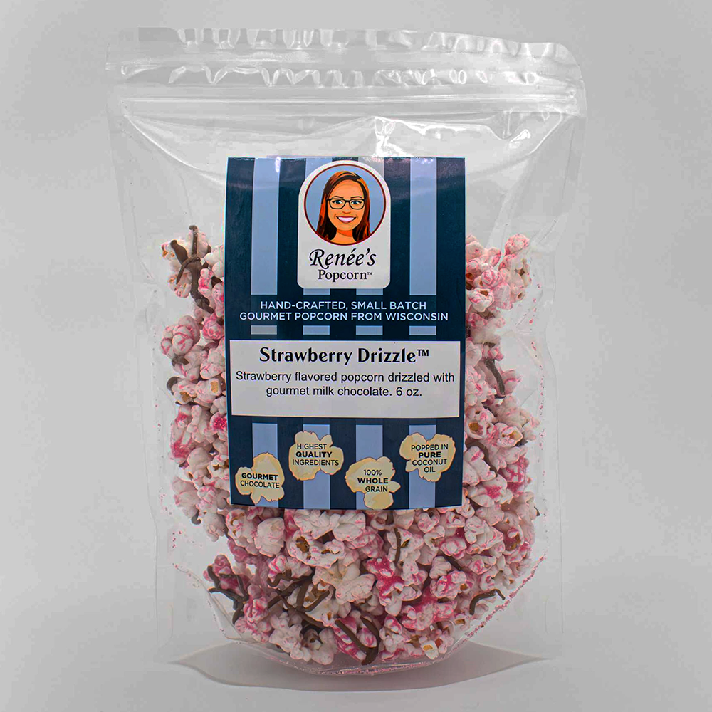 Strawberry Milk Chocolate Drizzle Popcorn | Renee's Specialties: Home ...